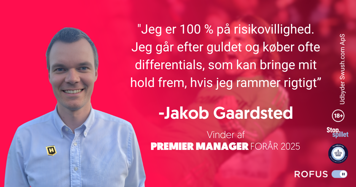 Premier Manager: Jakob vandt managerspillet i 2025 på holdet.dk