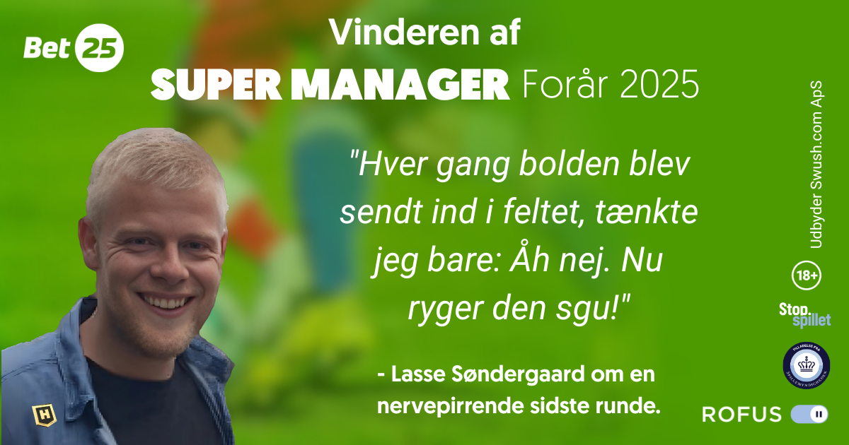 Super Manager: Læs hvordan Lasse vandt managerspillet - Holdet